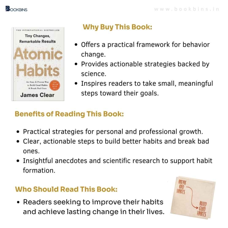 Buy Atomic Habits Online by James Clear - Bestseller Book